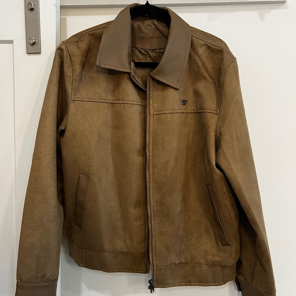 Genuine Italian Suede/Leather Jacket - Gem
